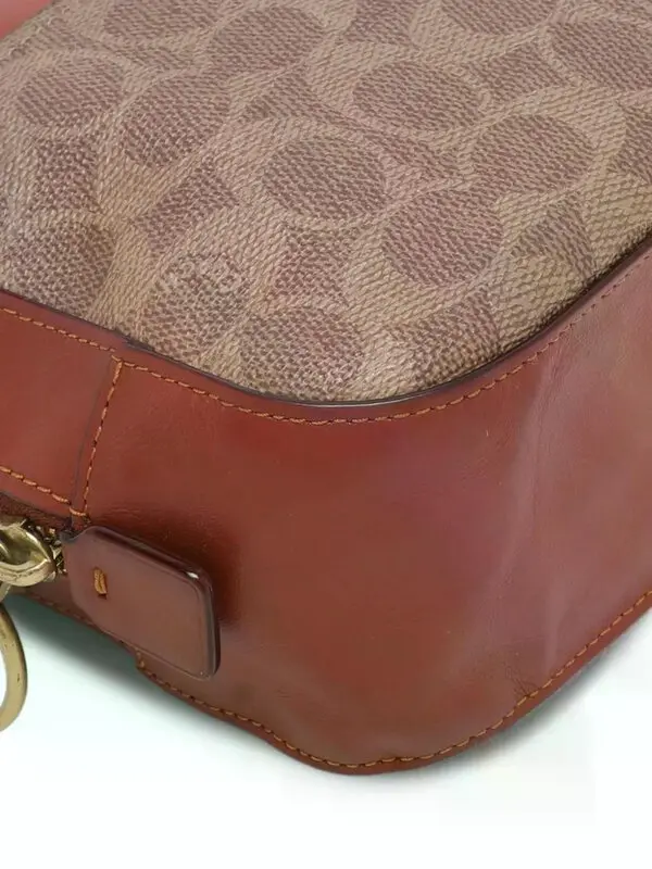 COACH VINTAGE Coated-canvas Crossbody Bag