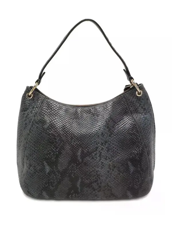 Furla Python-embossed Leather Tote Bag