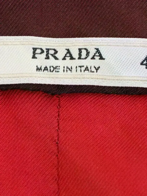 Prada Mirror Detailing Tweed Jacket