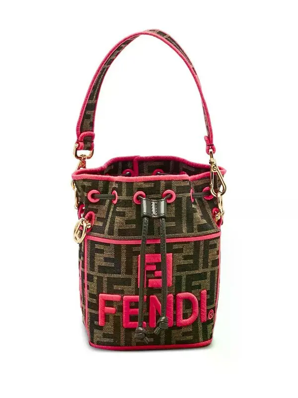 Fendi Mon Tresor Ff Canvas Mini Bag