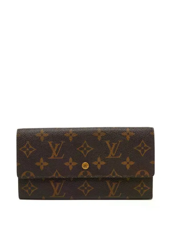 LOUIS VUITTON 1997 Sarah Monogram Wallet - Brown