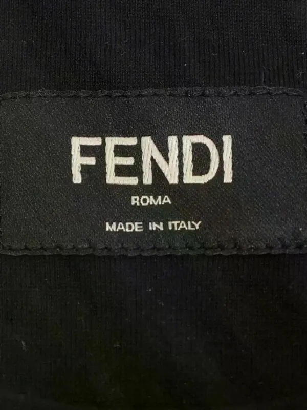 Fendi Eye-patch Cotton T-shirt