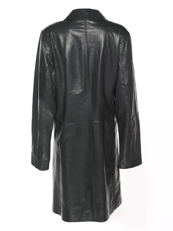 Marina Rinaldi Long Calf Leather Jacket