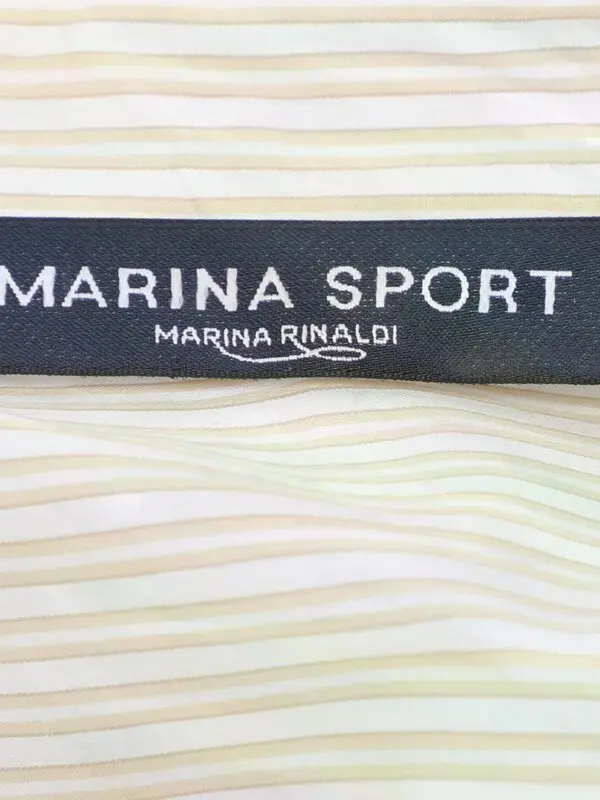 Marina Rinaldi Striped Shirt - Neutrals