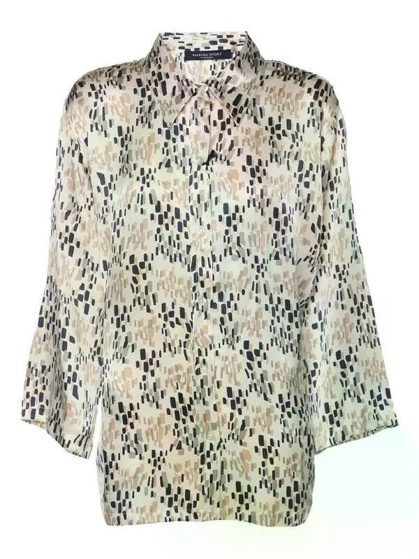 Marina Rinaldi Printed Silk Shirt