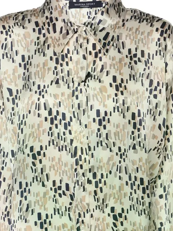 Marina Rinaldi Printed Silk Shirt