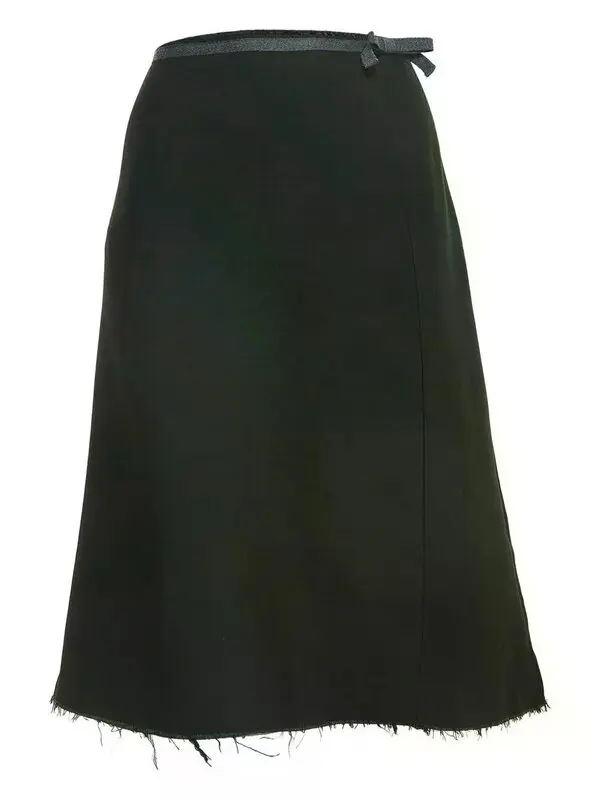 Marni Raw-edge A-line Skirt