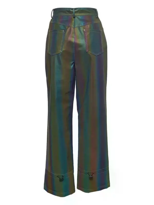ANNAKIKI Reflective-patterned Trousers