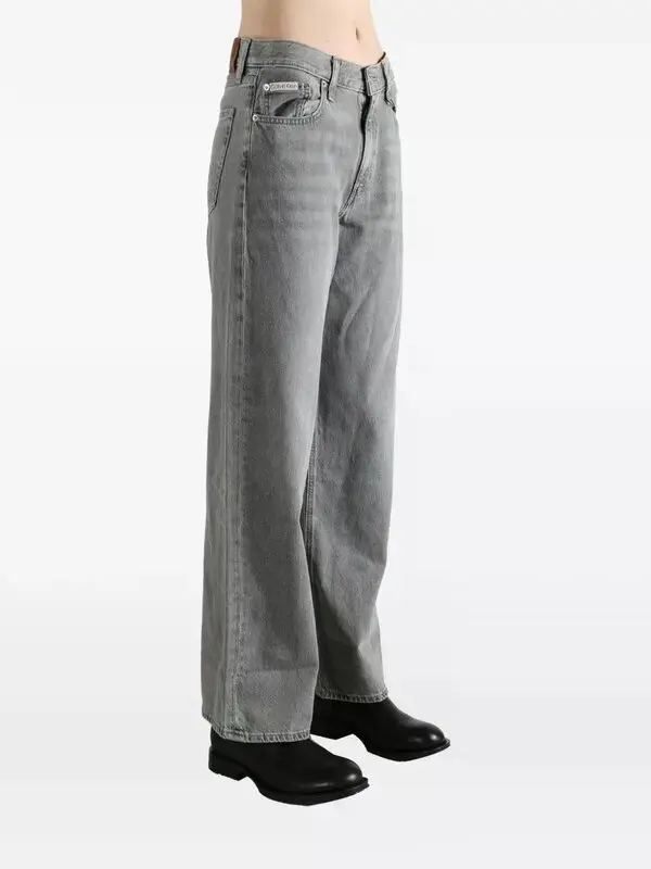 Calvin Klein Low-rise Wide-leg Jeans