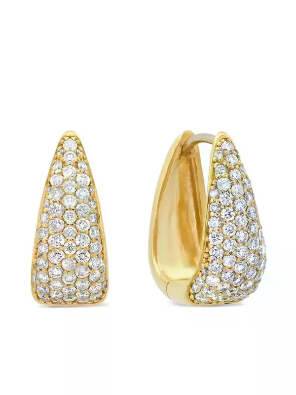 JENNIFER MEYER Mini Teardrop Diamond Earrings - Gold