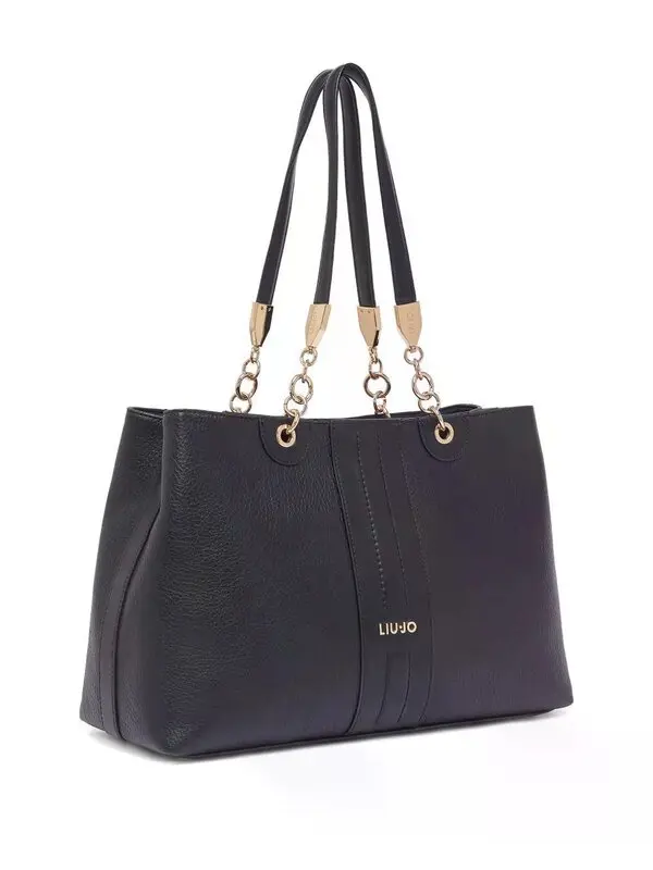 Liu Jo Logo-lettering Shoulder Bag - Black
