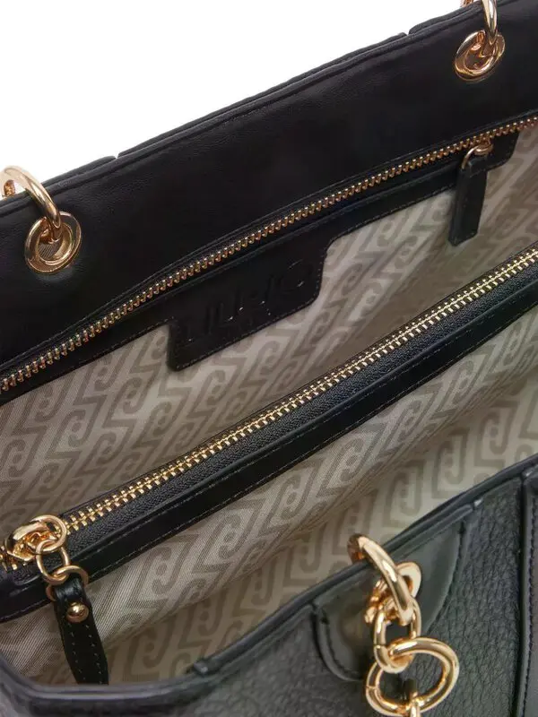 Liu Jo Logo-lettering Shoulder Bag - Black