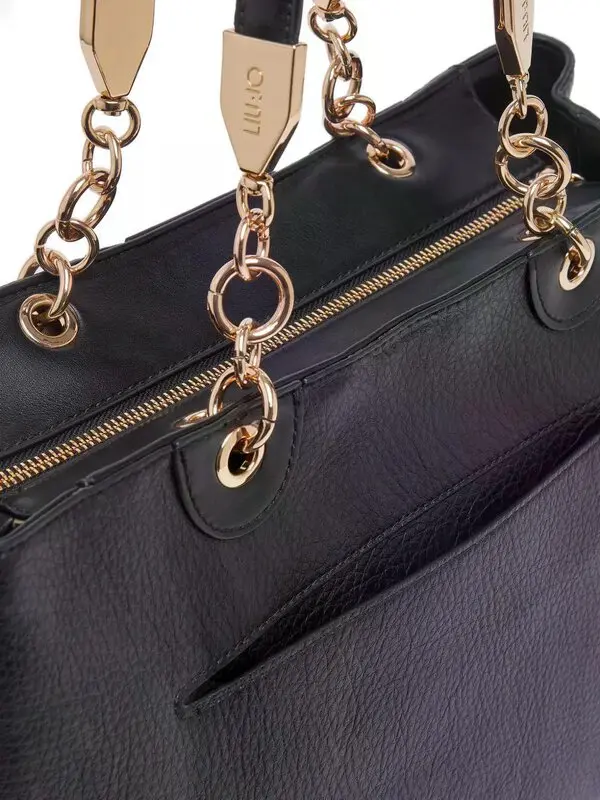 Liu Jo Logo-lettering Shoulder Bag - Black