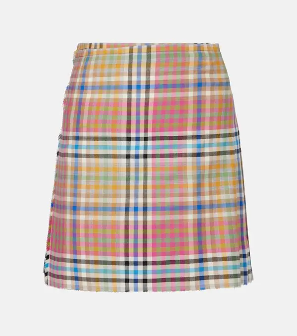 VIVIENNE WESTWOOD Tartan Virgin Wool Kilt - Multicoloured