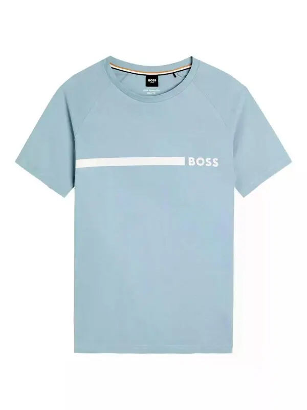 BOSS Resort Logo-print T-shirt - Blue