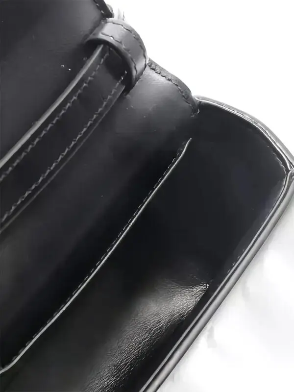 Celine Mini Claude Triomphe-detail Crossbody Bag - Black