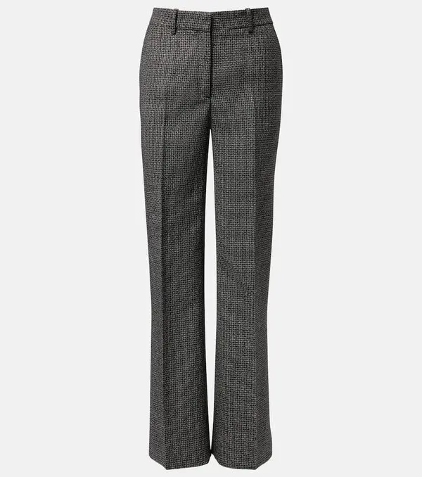 Acne Studios Pekko Houndstooth Wide-leg Pants