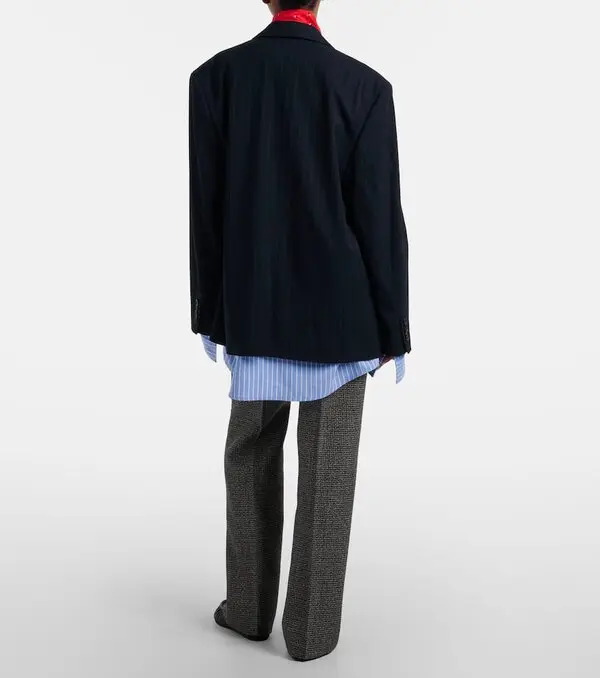 Acne Studios Pekko Houndstooth Wide-leg Pants
