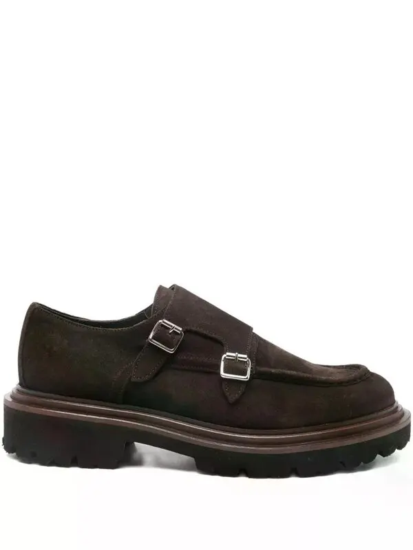 MARECHIARO 1962 Buckle Suede Monk Shoes