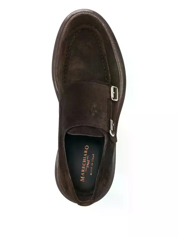 MARECHIARO 1962 Buckle Suede Monk Shoes