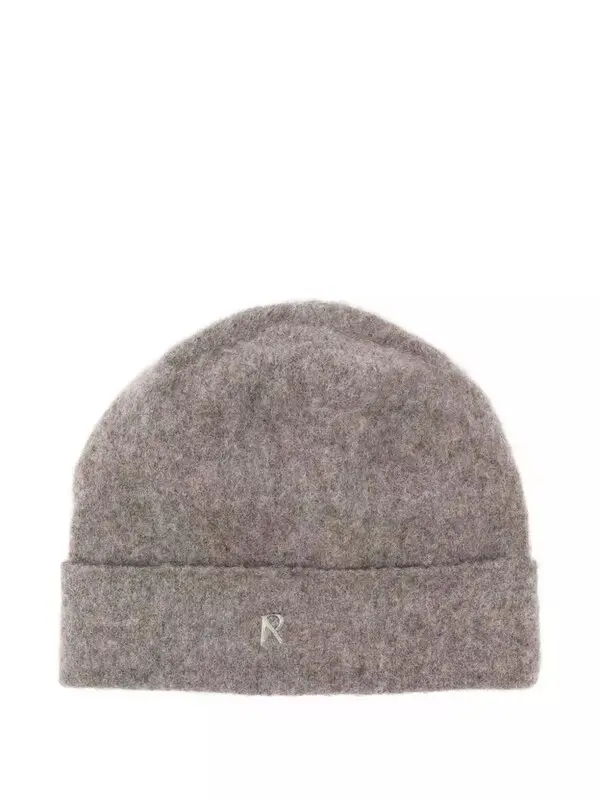 REPRESENT Initial Logo Beanie Hat - Grey