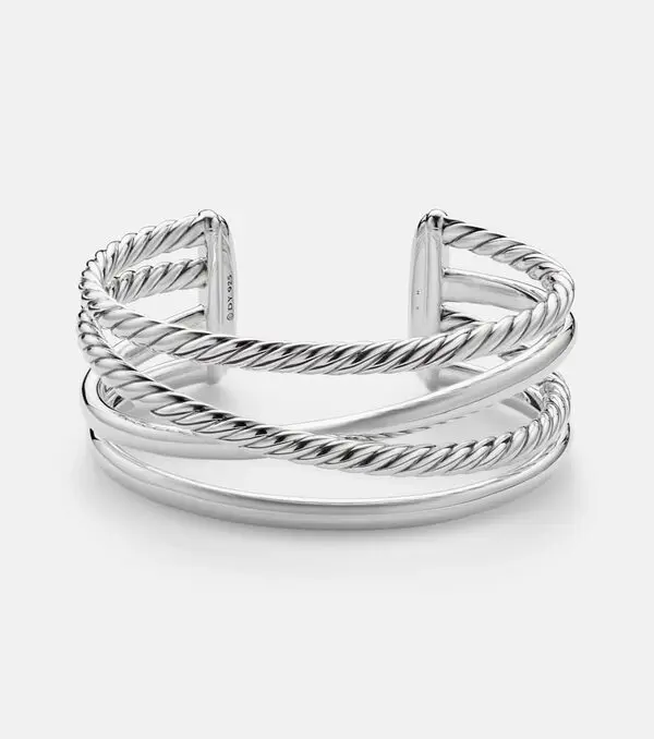 David Yurman Crossover Sterling Cuff Bracelet - Silver