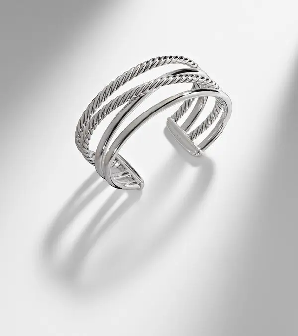 David Yurman Crossover Sterling Cuff Bracelet