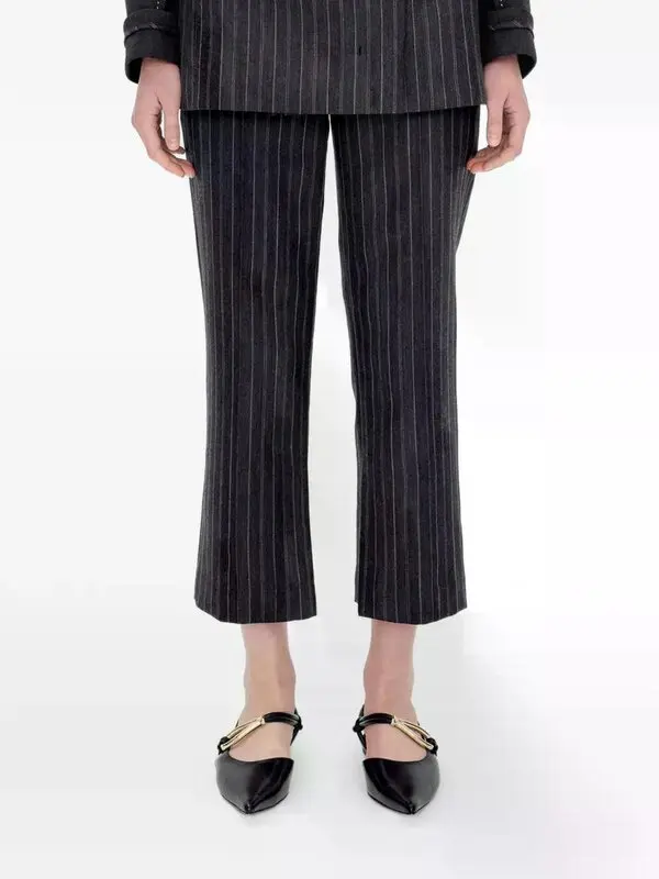Simkhai Vera Pinstripe-pattern Trousers