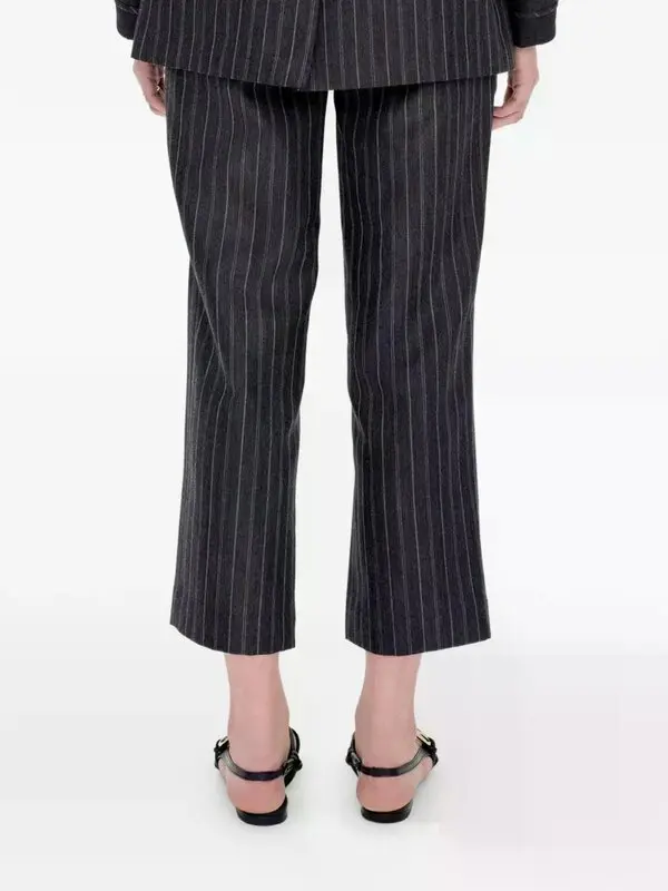 Simkhai Vera Pinstripe-pattern Trousers