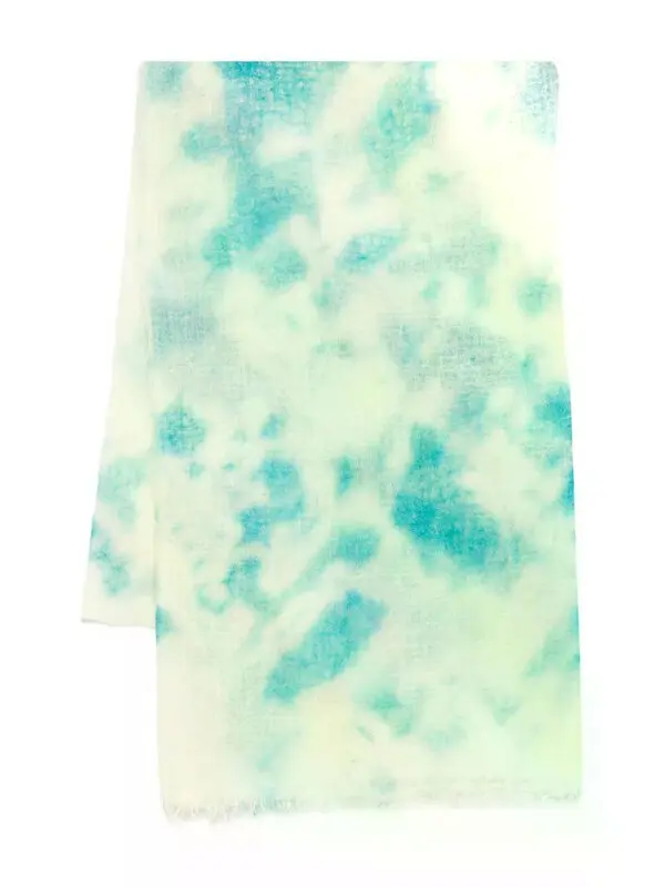 SUZUSAN Tie-dye Scarf - Neutrals