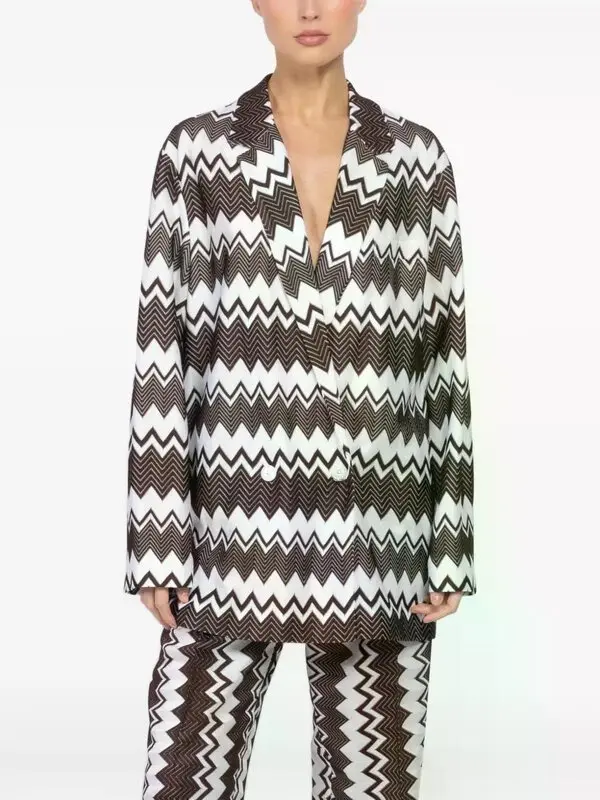 Missoni Chevron-pattern Blazer