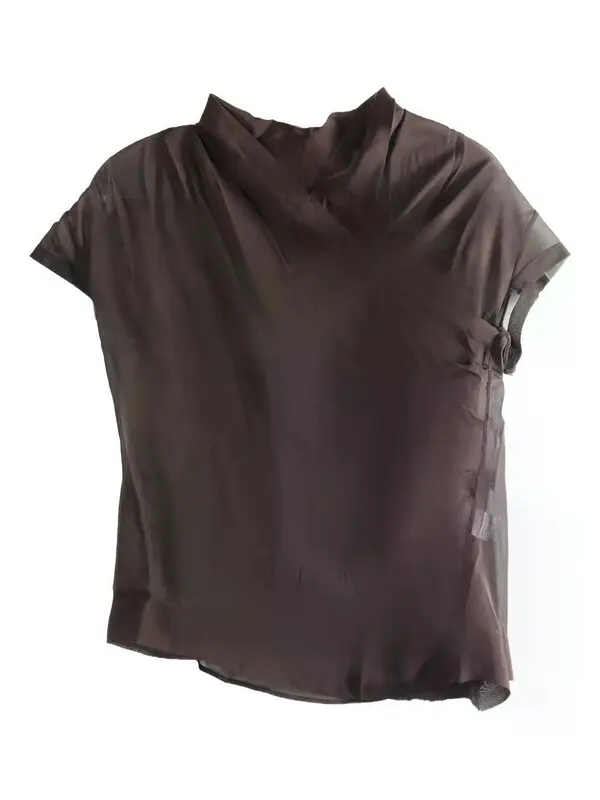 Paloma Wool Draped Silk Blouse