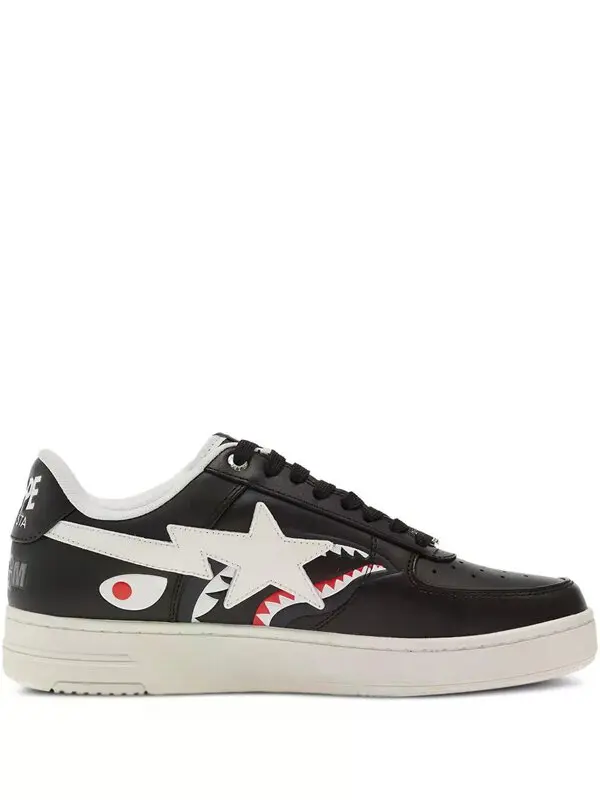 A BATHING APE Shark Sta Trainers - Black