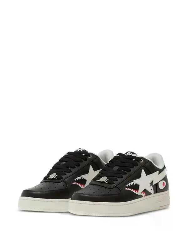 A BATHING APE Shark Sta Trainers - Black