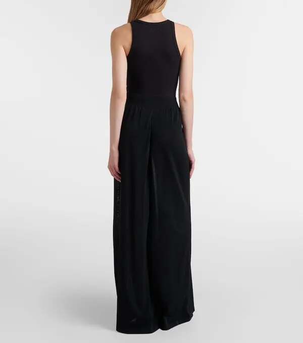 Alaïa High-rise Wide-leg Pants