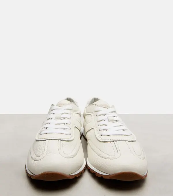 Brunello Cucinelli Leather Low Top Sneakers
