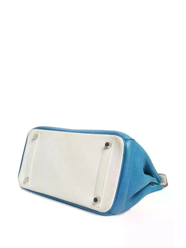 Hermès 2011 Birkin 30 Leather Tote - Blue