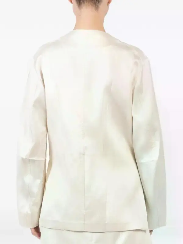 SETCHU Origami Double-breasted Belted Blazer