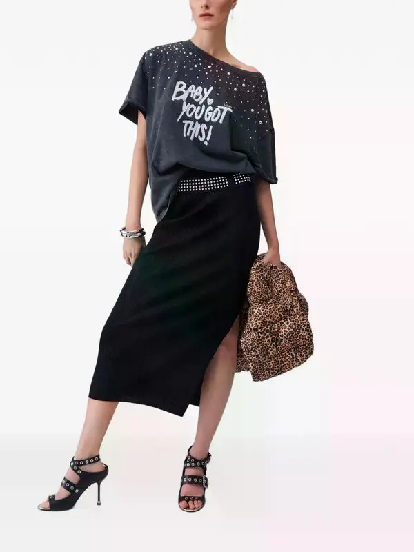 Liu Jo Studded Knitted Skirt