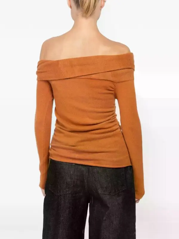 THE SEI Off-shoulder Long-sleeve Sweater