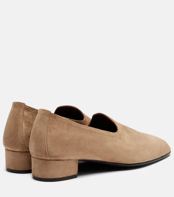 HERBERT LEVINE Leather Square Toe Loafers
