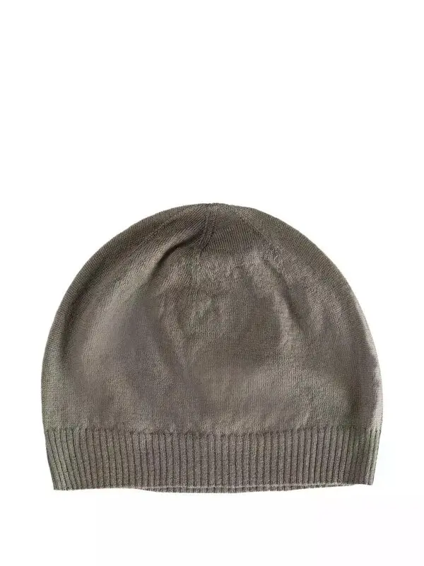 Rick Owens Ribbed Beanie - Grey