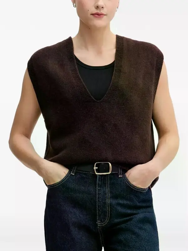 SANDRO FERRONE V-neck Vest