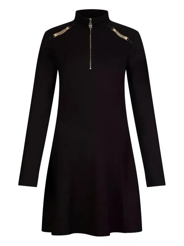 Liu Jo Short Milano Stitch Dress With Chain Detail