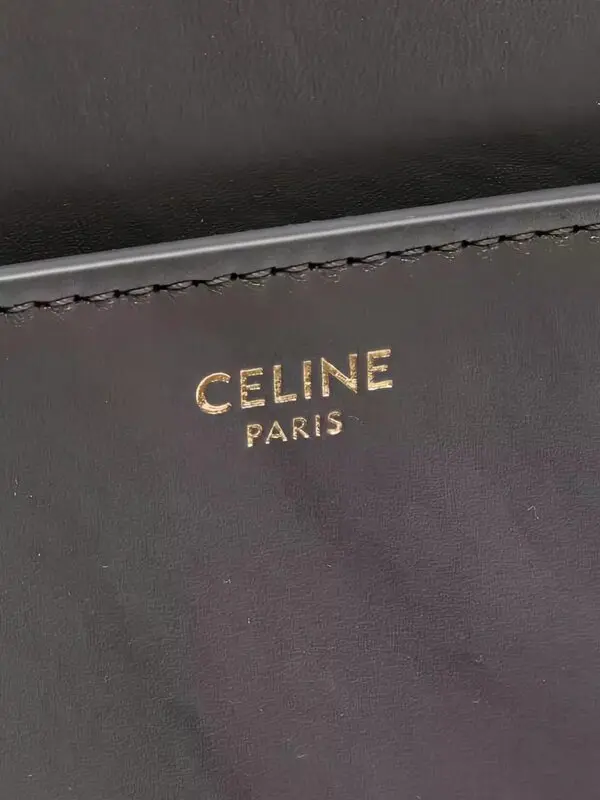 Celine Medium 16 Handbag With Padlock Detail - Grey