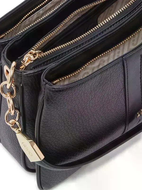 Liu Jo Logo-lettering Shoulder Bag - Black