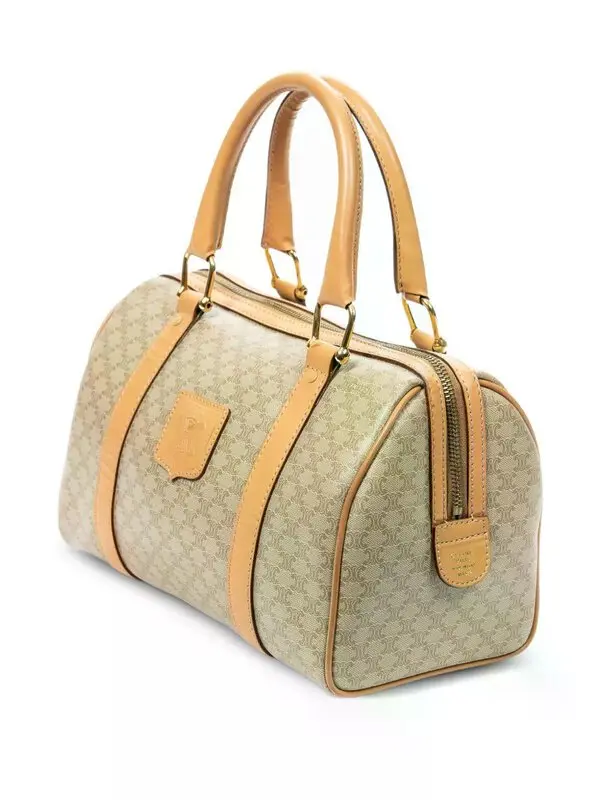 Celine Mini Monogram-print Tote Bag - Neutrals