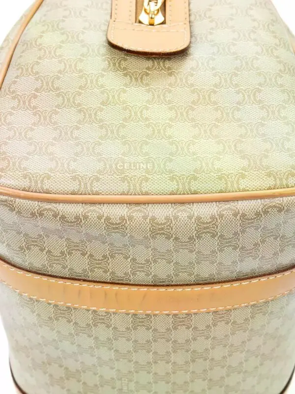 Celine Mini Monogram-print Tote Bag - Neutrals