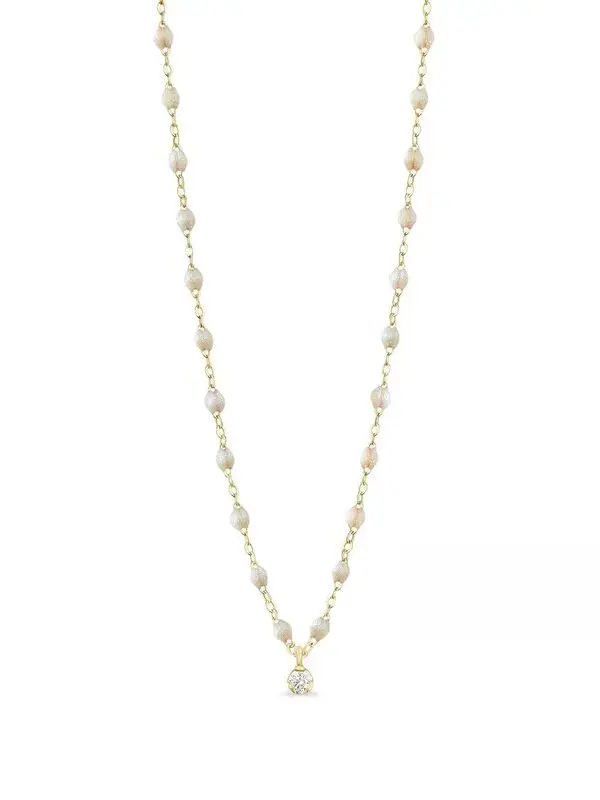 Gigi Clozeau Supreme Classic Opal And Diamond Necklace - Gold