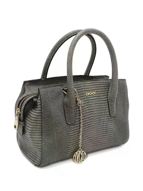 Dkny Vintage Lizard-embossed Leather Tote Bag